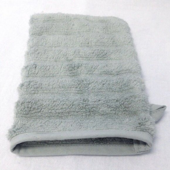 Turkish | Bath | Nwt Ribbed Bath Mitt Wash Cloth Sage | Poshmark